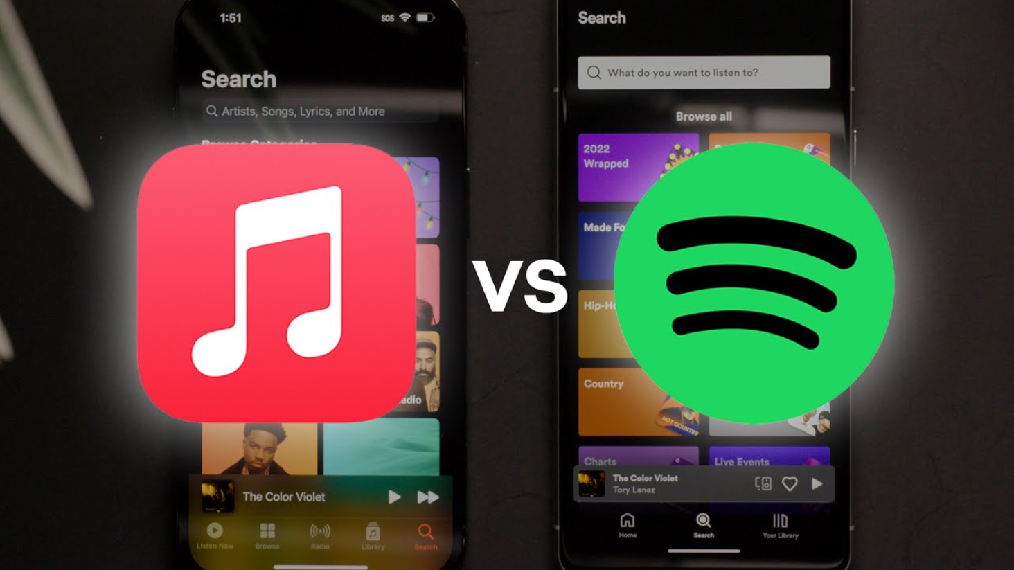 Music Arena: Comparing Spotify and Apple Music